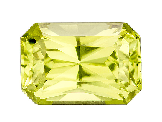 Yellow Chrysoberyl 2.28 carat radiant cut Gemstone